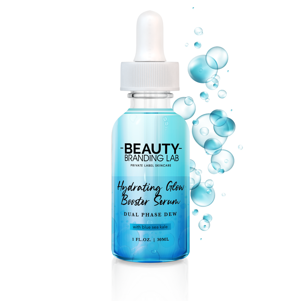 Hydrating Glow Booster Serum - Bi Phase Formula | Beauty Branding Lab